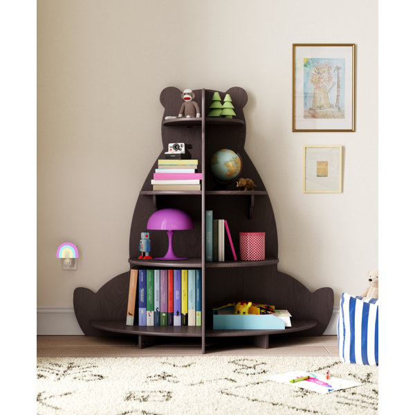 Delta Children Bear Bookcase - Greenguard Gold Certified, Crafted Walnut & Reviews | Wayfair